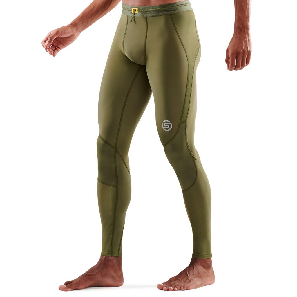 SKINS SERIES-3 MEN'S LONG TIGHTS KHAKI - SKINS Compression Australia