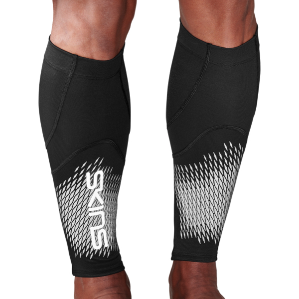 SKINS SERIES-3 UNISEX MX CALF SLEEVES BLACK STARS - SKINS Compression UK