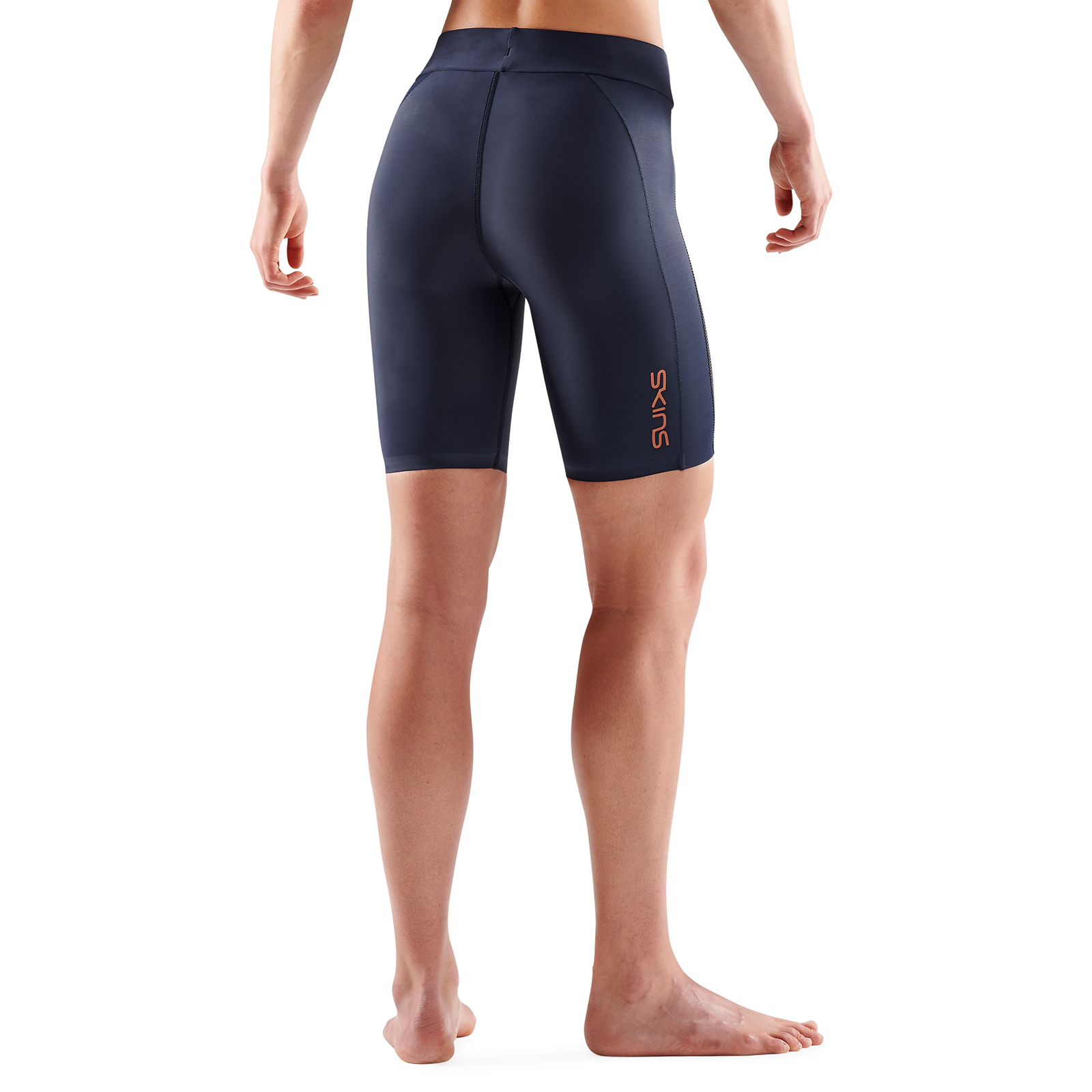 SKINS SERIES-5 WOMEN'S HALF TIGHTS NAVY BLUE - SKINS Compression UK